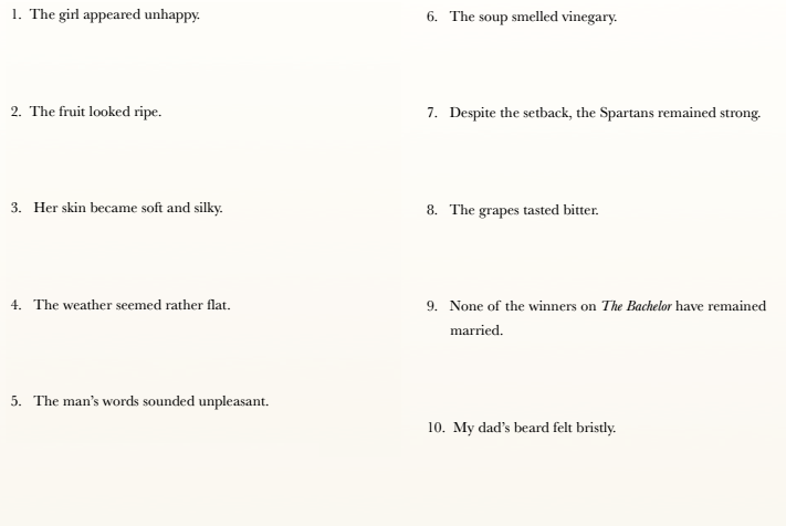 Predicate Adjectives 19.4 (Quiz) - Titan Coaching College Predicate Adjectives 19.4 (Quiz) - Titan Coaching College